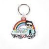 china Custom Rubber Keychain Double Side Logo For Marketing Promotions Soft Pvc
