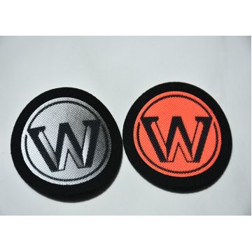 Quality Microfiber Printed Silicone Custom Clothing Patch 1.8mm Transparent for sale
