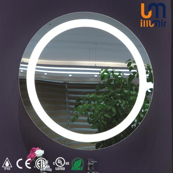 Quality Illuminated 5mm Polished Silver Mirror For Elegant House Bathroom Decor for sale