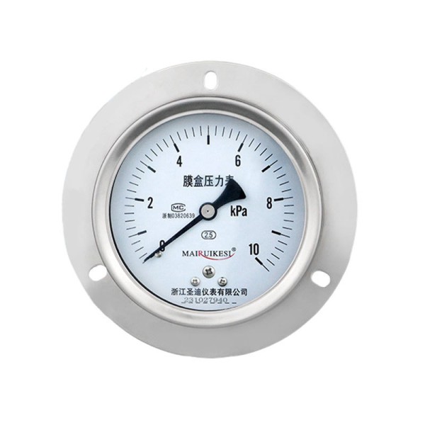 Quality YE100ZTBF 16KPa All 304SS Stainless Steel Pressure Gauges for Micropressure Measurement for sale