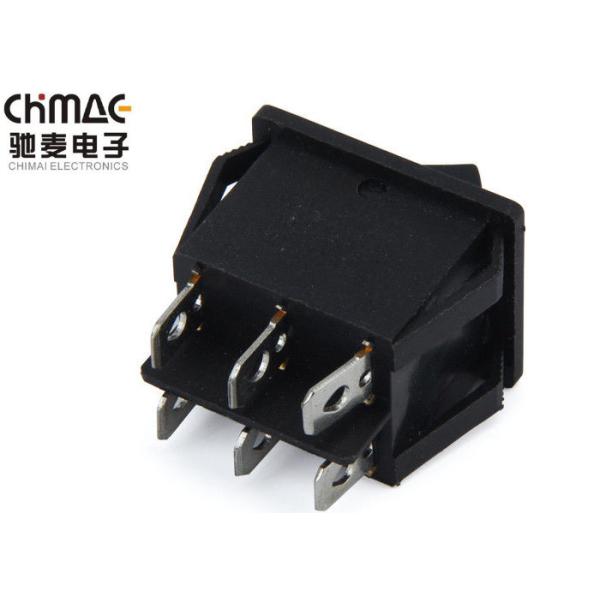 Quality 3 Positions Push Button Rocker Switch 3 Way ON - OFF - ON Pa66 For Mustic for sale
