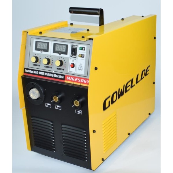 Quality 250 AMP MIG Stick Welder Three Phase MMA Built In Wire Feeder for sale