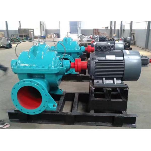 Quality Electric / Diesel Engine Double Suction Split Case Pump Horizonal Installation for sale
