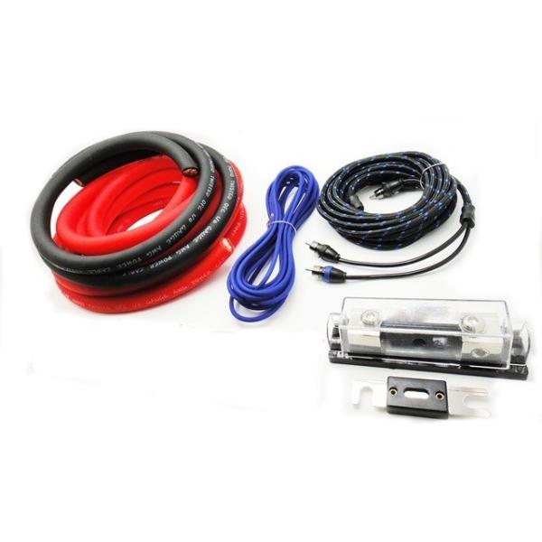 Quality 4awg Amp Installation Cable Kit 2500W Car Audio Cables Kit with Bare Copper for sale