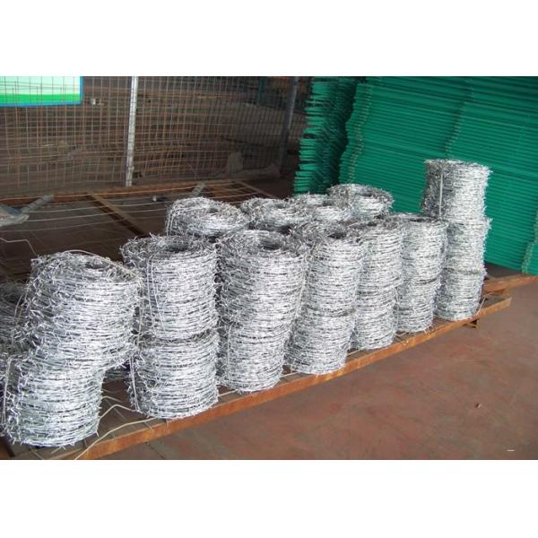 Quality Safety Fence 1.6mm Galvanized Barbed Wire Livestock Fence Panels for sale