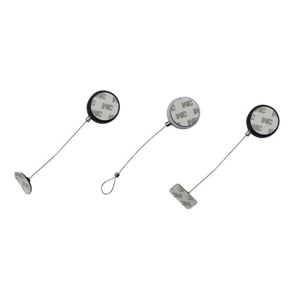 Quality Plastic Anti Shoplifting Round Recoiler With Adjustable Lasso Loop End for sale