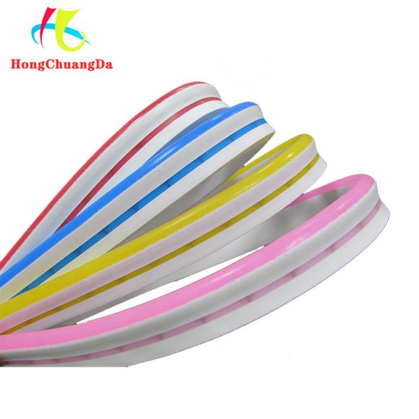 Quality 10W Flexible LED Silicone Neon Strips 12V LED Neon Rope Light Waterproof for sale