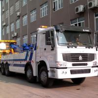 China Manual 8X4 Heavy Duty Tow Truck 50t Heavy Vehicle Towing factory