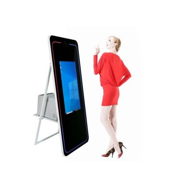 Quality 40 Inch Selfie Mirror Photo Booth Interactive Photo Booth Mirror For Party Wedding for sale