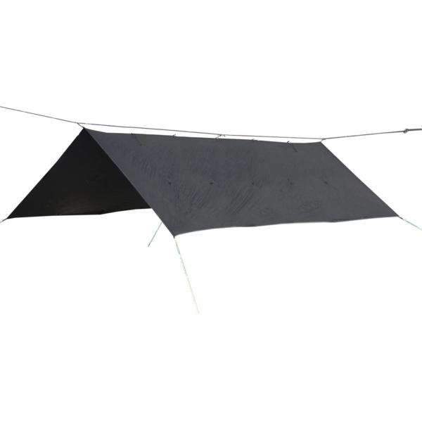 Quality 4.5x3m PU Coating Black 20D Nylon Camping Sun Shelter for sale