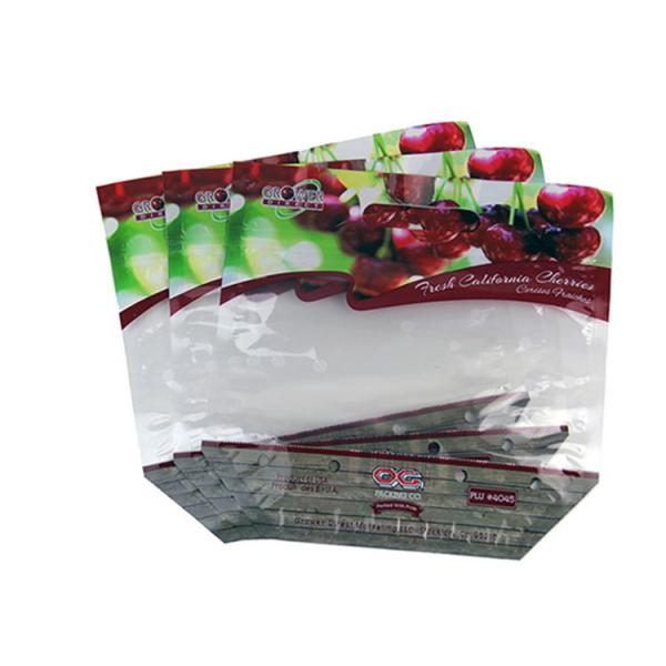 Quality Composite 50g Vegetable Packaging Bag Transparent Storage Fridge Use for sale