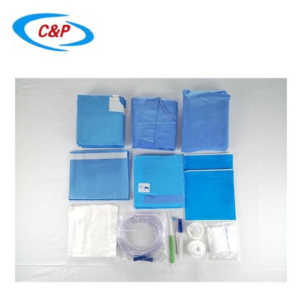 Quality Hospital Clinic Blue Dental Surgical Drapes Pack Customized for sale