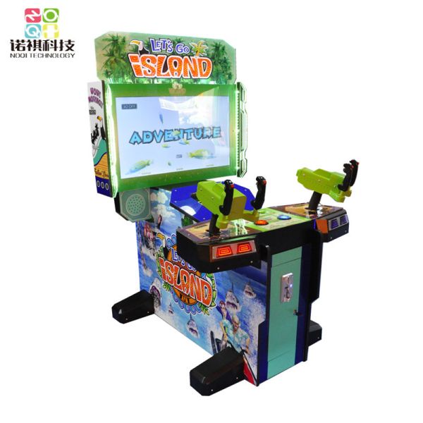 Quality 2 Players Kids Shooting Arcade Machine Coin Operated With 32 Inches Led for sale