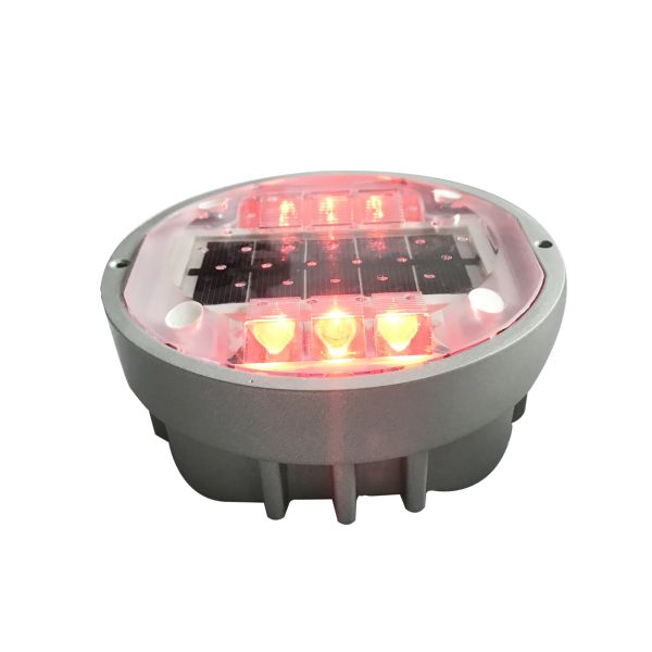Quality High Luminous IP68 1000 Meters Intensity Underground Solar Light Round for sale