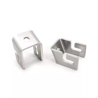 Quality 6mm Anodized CNC Metal Laser Cutting Carbon Steel Sheet Metal Angle Brackets for sale
