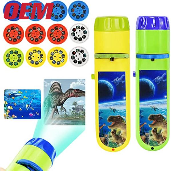 Quality Custom Projector Torch Projection Light Small Torches Lamp Flashlight Night for sale