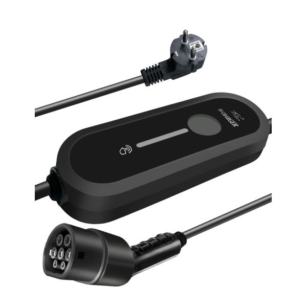 Quality RDC EV Cable Type 2 Evse Home EV Charger 32A Portable EV Charger With 5M Cable for sale
