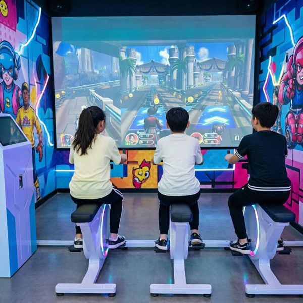 Quality 2026 Model Interactive Projection Cycling with Dynamic Resistance and AR Games for sale