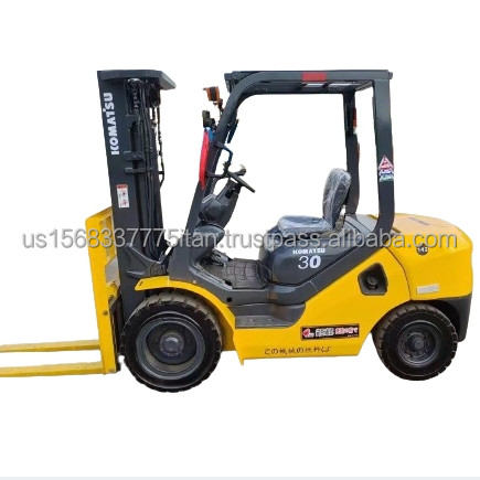 Quality None Bucket Capacity Used 3 Ton Komatsu Diesel Forklift 30 with Original Hydraulic Valve for sale