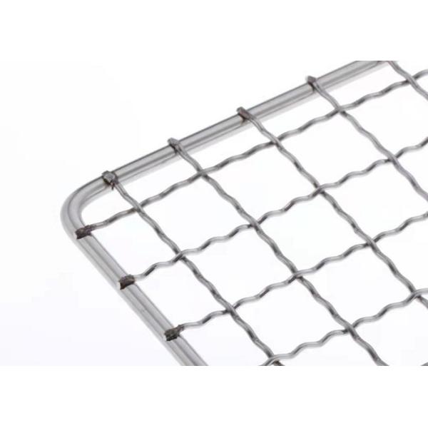 Quality 304 Intermediate Crimped Wire Mesh Galvanized For Barbecue Grill for sale