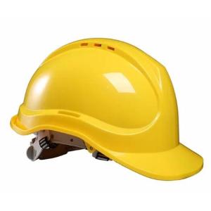 Quality Head Ventilized Hard Hats EN397 Yellow Hard Hat PE Or ABS Material for sale
