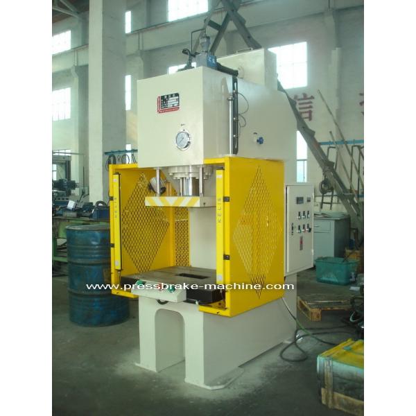 Quality PLC Drive 2mm Sheet Metal Hydraulic C Type 125T Press Machine with 800mm worktable for sale