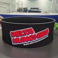 Quality Advertising Flag 48in Trade Show Booth Pop Up Display Ceiling Banners for sale