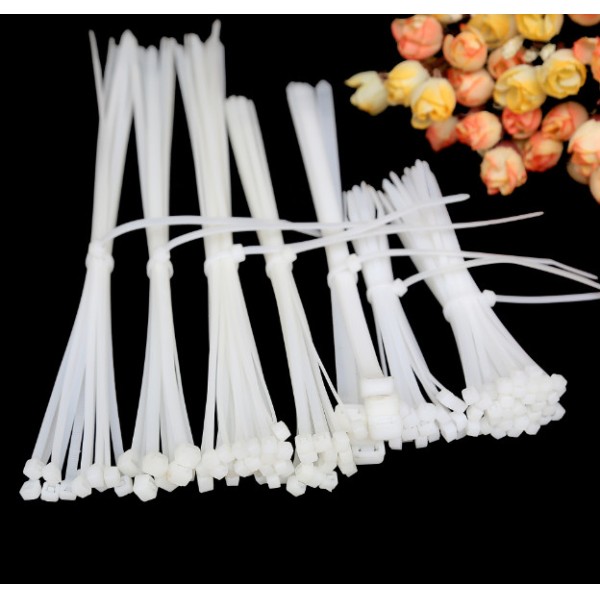 Quality Adjustable 10 Series Pengikat Nylon Zip Ties 7.2mm Width Custom Made for sale