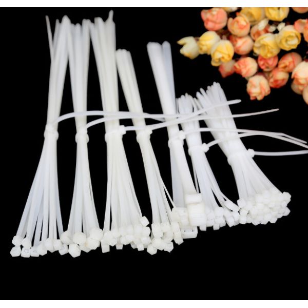 Quality High Endurable Clear Plastic Cable Ties Snaplock Cable Ties 1.8mm for sale