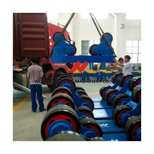 Quality Circular Pipe Vessel Welding Turning Roller 10T Bolt Adjustable Welded Rotator for sale