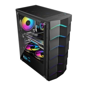 Quality ARTSHOW Luminous Computer Case, Wave LED Strip Front Panel, ARGB Light Effect for sale