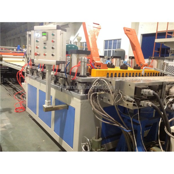 Quality High Capacity PVC Hard Surface Foam Sheet Making Machine with Screw Material for sale