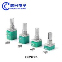 Quality RK097NS Single F Shaft Rotary Potentiometer Switch B10K B20K B50K B100K for sale