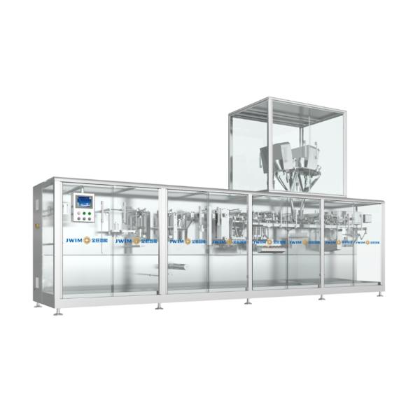 Quality SUS304 Frame Fully Automatic Horizontal Roll Film Bagging Machine For Powder / for sale