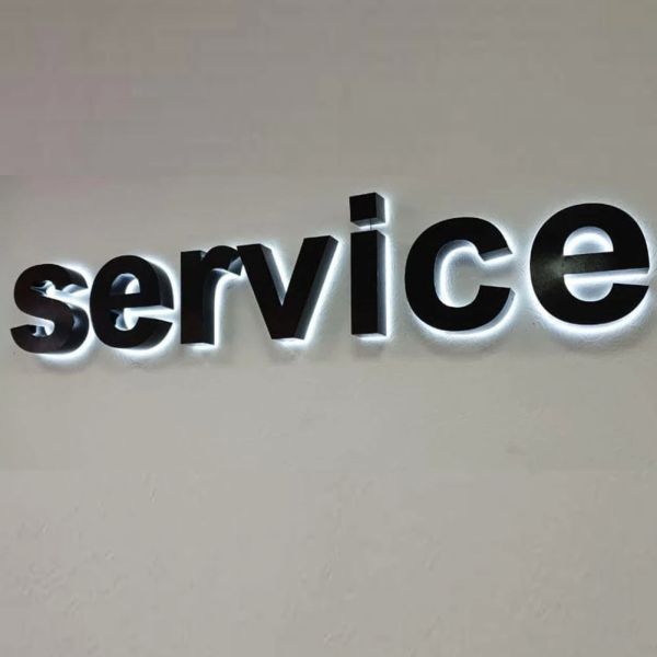 Quality Customization Size Led Backlit Sign Backlit Logo Sign Various Colors for sale