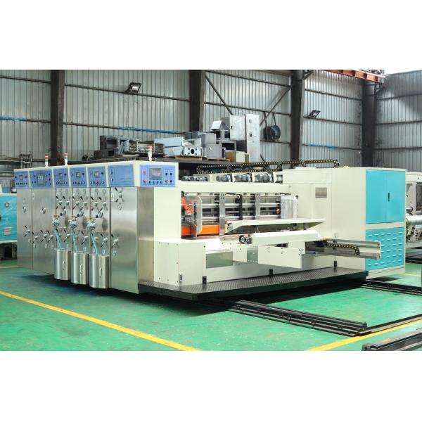 Quality 60mm Corrugated Box Printing Machine / Rotary Die Cutting Machine for sale