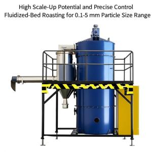 Quality Fluidized Bed Roasting System with Precise Control for 0.1-5 mm Particles and for sale