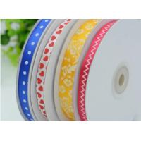 Quality Customized Print Satin Grosgrain Ribbon with Logo For Wrapping Decoration for sale