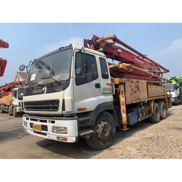 Quality Putzmeister Used Concrete Pumping Isuzu Truck Remanufactured 42m for sale