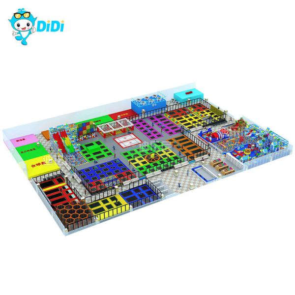 Quality OEM Children Adventure Park Indoor Playground Trampoline Park Eco Friendly for sale