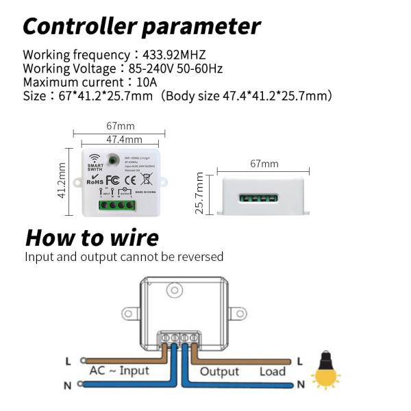 Quality White 2.4GHz 16A Zigbee Touch Switch for sale