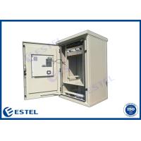 Quality Double Wall 21U DC48V Pole Mount Weatherproof Enclosure for sale
