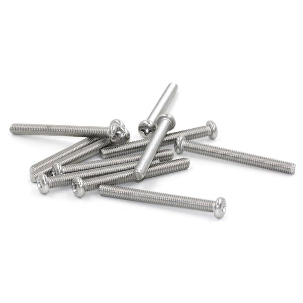 Quality 304 Stainless Steel Phillips Round Head Screws 500mm Corrosion Resistant for sale