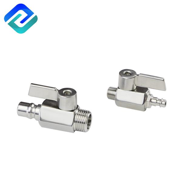 Quality Stainless Steel Floating Hose Barb Mini Casting Ball Valve for sale