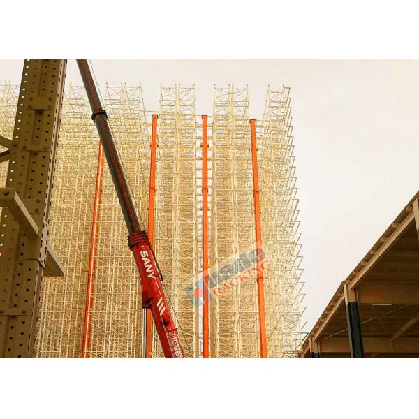 Quality Pallet Automatic Storage And Retrieval System T Shape Rail Powder Coated for sale