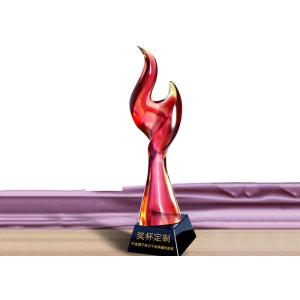 Quality 35cm Height Colored Glaze Award Cups Trophies Custom Logo Service Accepted for sale