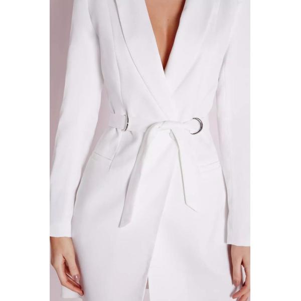 Quality Fall White Blazer Dress Women Clothing for sale