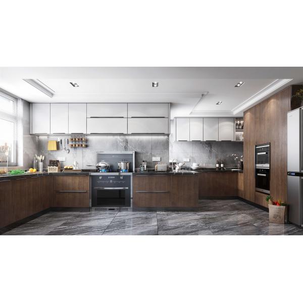 Quality High Space Typical Shaker Door Flat Pack Kitchen Island Storage Cabinet With Overhang Island for sale