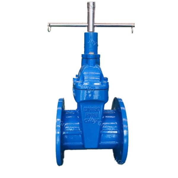 Quality Lock Closed DI Gate Valve Non Rising Stem Resilient Seated Valve for sale