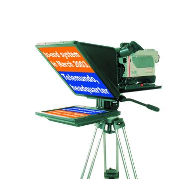Quality Studio School 17 Inch Foldable Reflector Studio Teleprompter For Broadcast for sale